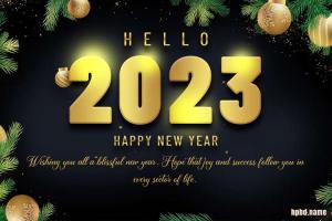 Wishing You Happy New Year 2023 Greetings Images